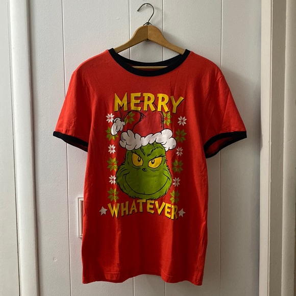 Dr. Seuss | Tops | The Grinch Merry Whatever Tshirt | Poshmark